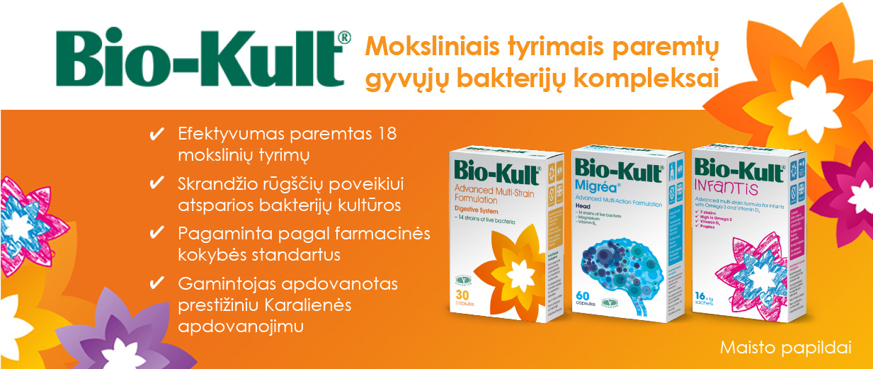 Bio-Kult - moksliniais tyrimais paremtų gyvųjų bakterijų kompleksai ...