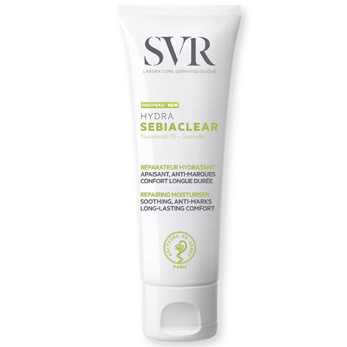 Drėkinamasis veido kremas riebiai, mišriai odai SVR SEBIACLEAR HYDRA ...