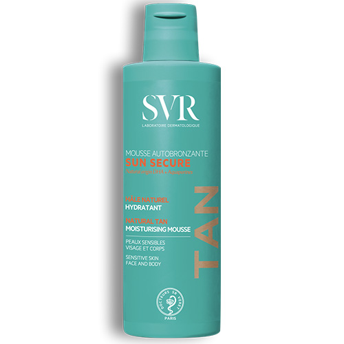 Savaiminio įdegio putos SVR SUN SECURE MOUSSE AUTO BRONZANTE, 150 ml ...