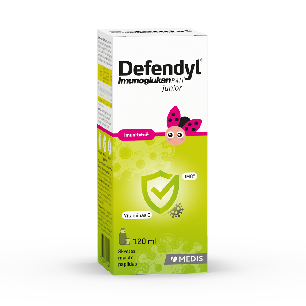 Imunitetui vaikams DEFENDYL IMUNOGLUKAN P4H, 120 ml | Internetinėje ...