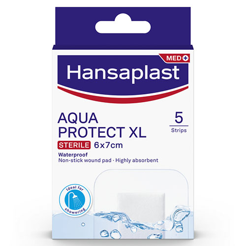 Pleistrai HANSAPLAST AQUA PROTECT XL, 6X7 cm, 5 vnt. | Internetinėje ...