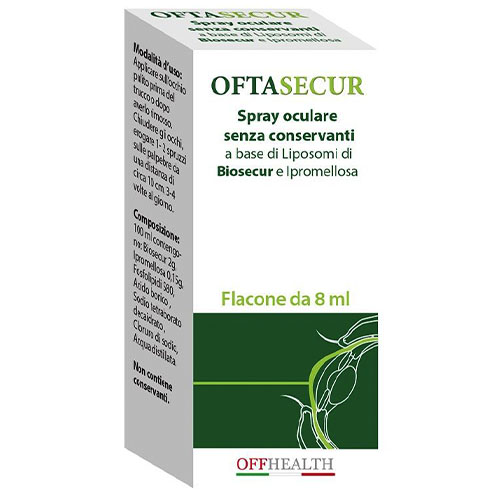 Akių purškalas be konservantų OFTASECUR, 8 ml | Internetinėje “MANO ...
