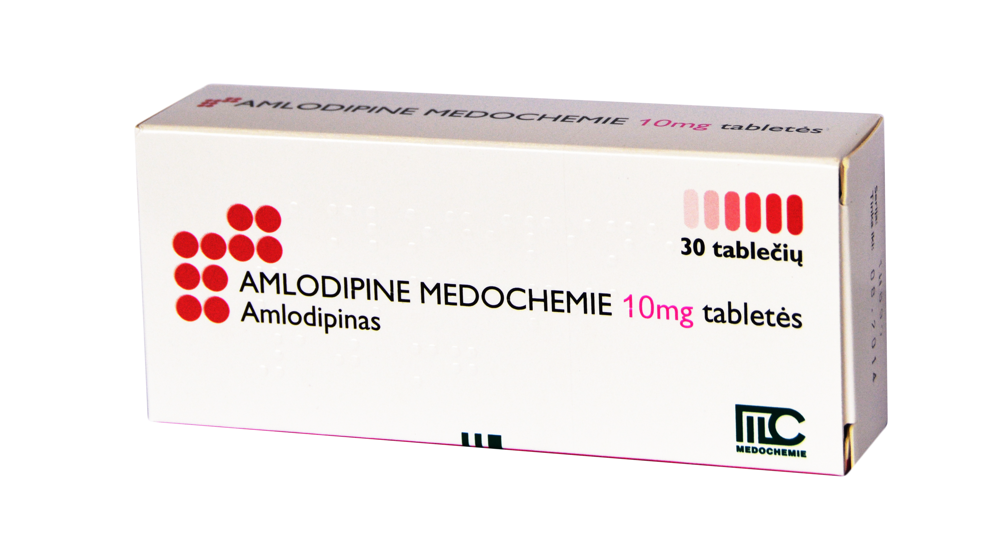 Amlodipine Medochemie 10mg Tablet s N30