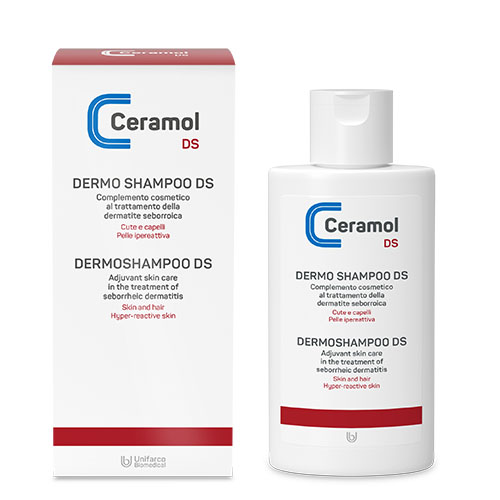 CERAMOL DS DERMO šampūnas sausai ir jautriai galvos odai 200ML