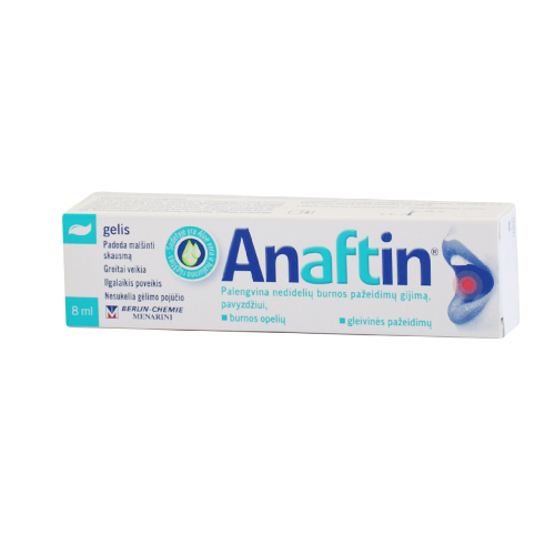 Anaftin 12 % gelis burnos pažeidimų gijimui, 8 ml | Internetinėje “MANO ...