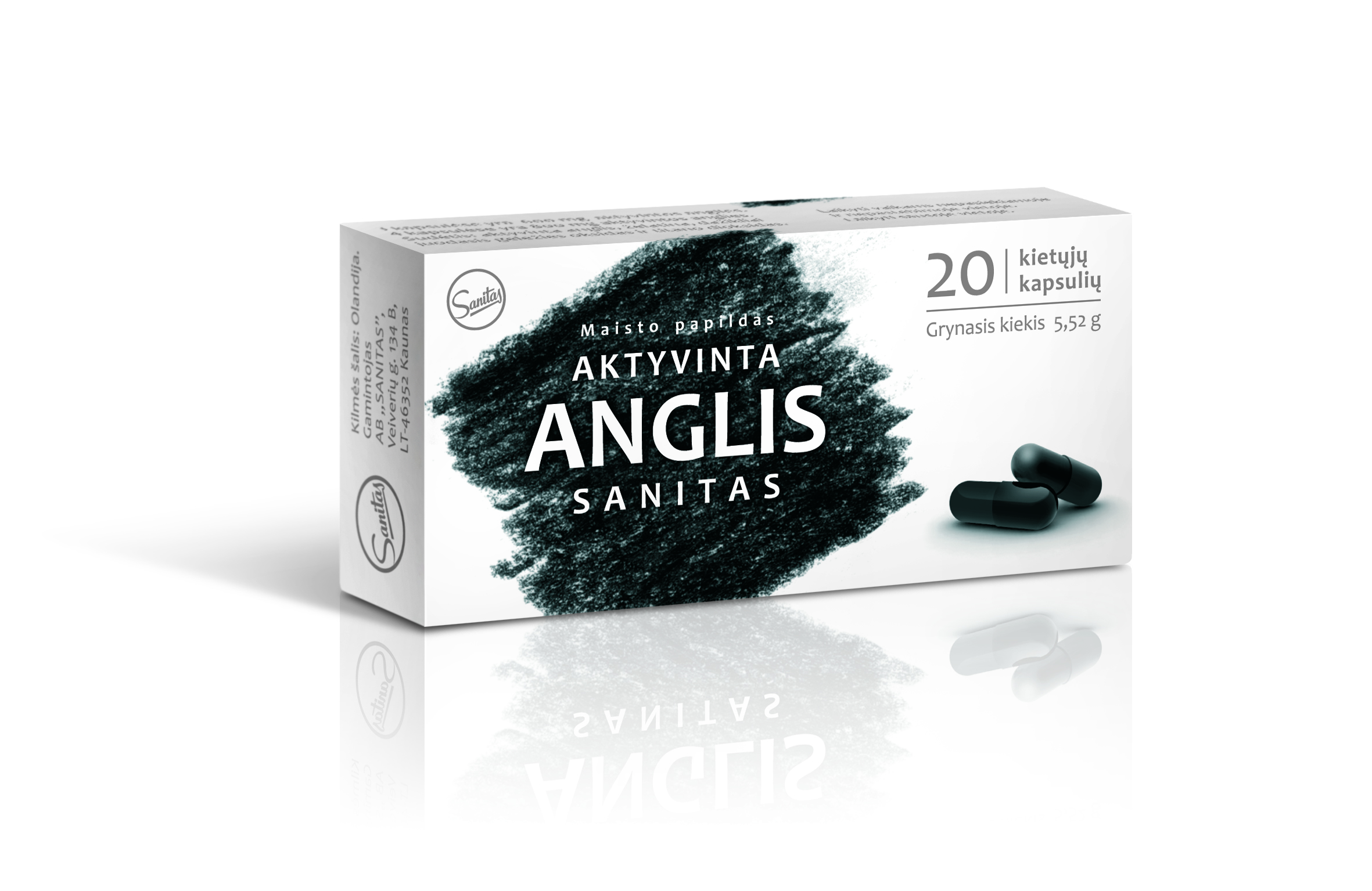 Aktyvinta anglis Sanitas, kietosios kapsulės, N20 | Internetinėje “MANO ...