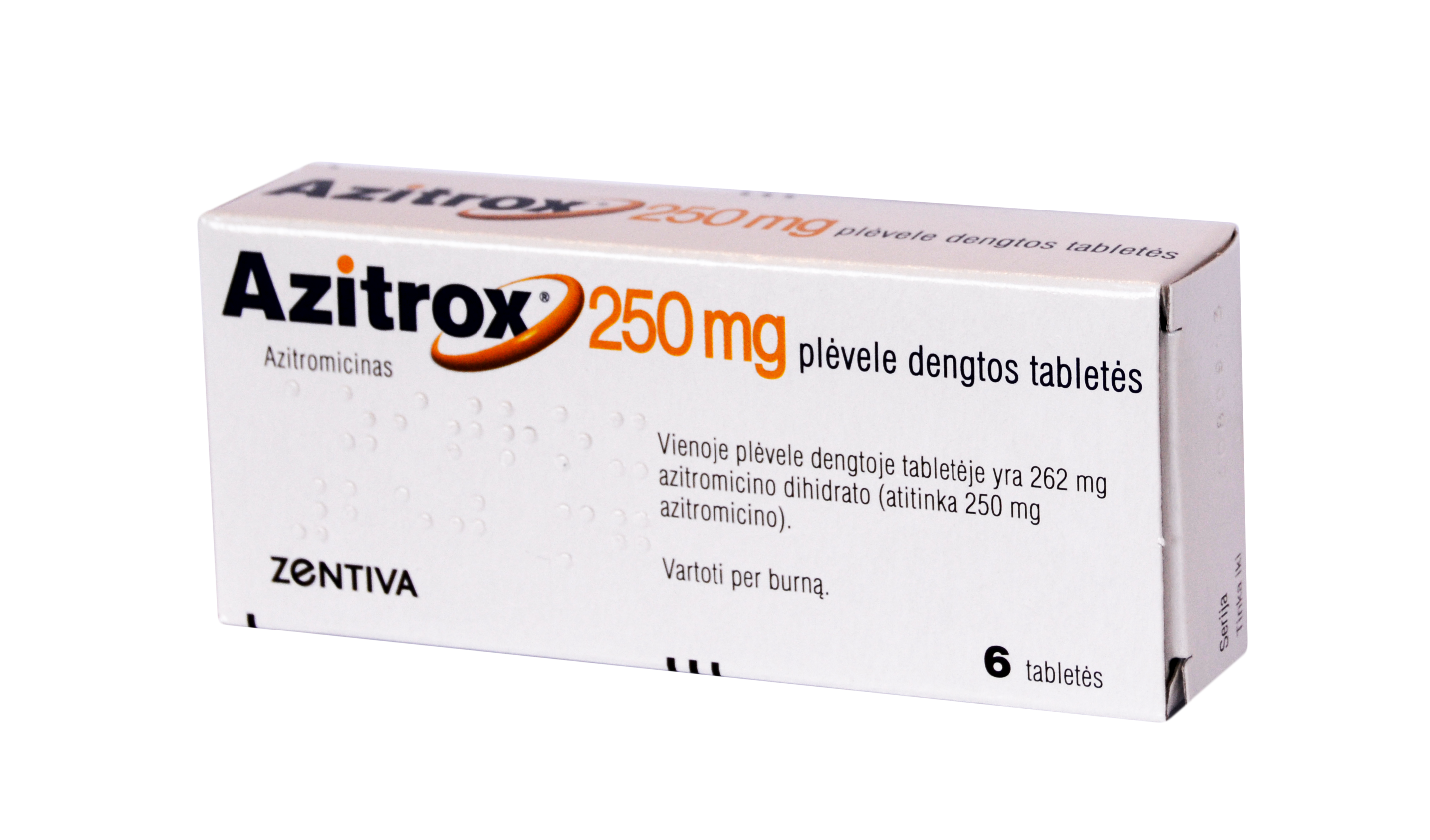 Azitrox 250mg tabletės N6 | Internetinėje “MANO vaistinėje”