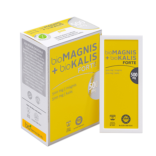 BioMagnis+bioKalis FORTE milteliai, 20 pak. | Internetinėje “MANO ...