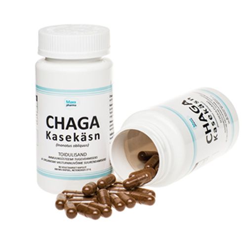 Chaga 500mg (juodojo beržo grybas) kapsulės N60 | Internetinėje “MANO ...
