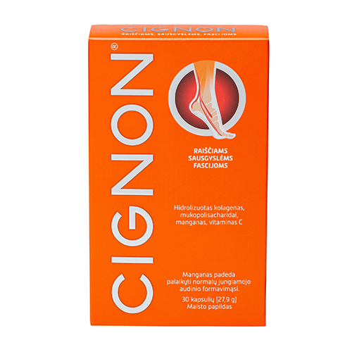 Cignon kapsulės sausgyslėms ir sąnariams, N30