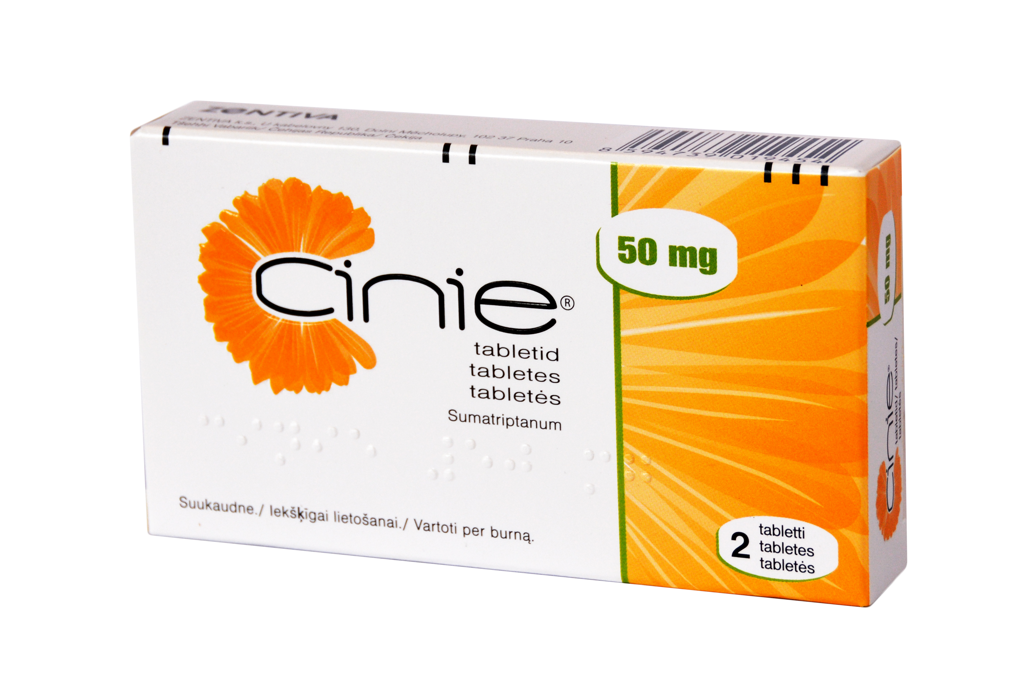 Cinie 50mg tabletės N2
