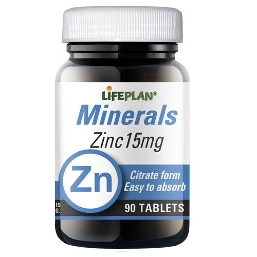 Cinkas 15mg (citratas) LIFEPLAN, 90 tablečių | Internetinėje “MANO ...