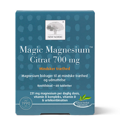 Magnio citratas NEW NORDIC MAGIC MAGNESIUM CITRAT, 60 tab ...