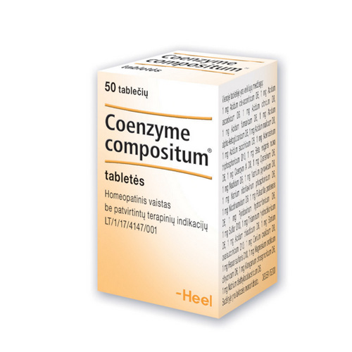 Coenzyme compositum tabletės N50 | Internetinėje “MANO vaistinėje”