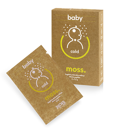 Imunitetui vaikams COLDMOSS BABY, 6 pak. | Internetinėje “MANO vaistinėje”