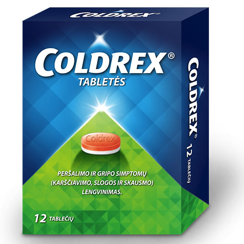 Coldrex tabletės, N12 | Internetinėje “MANO vaistinėje”