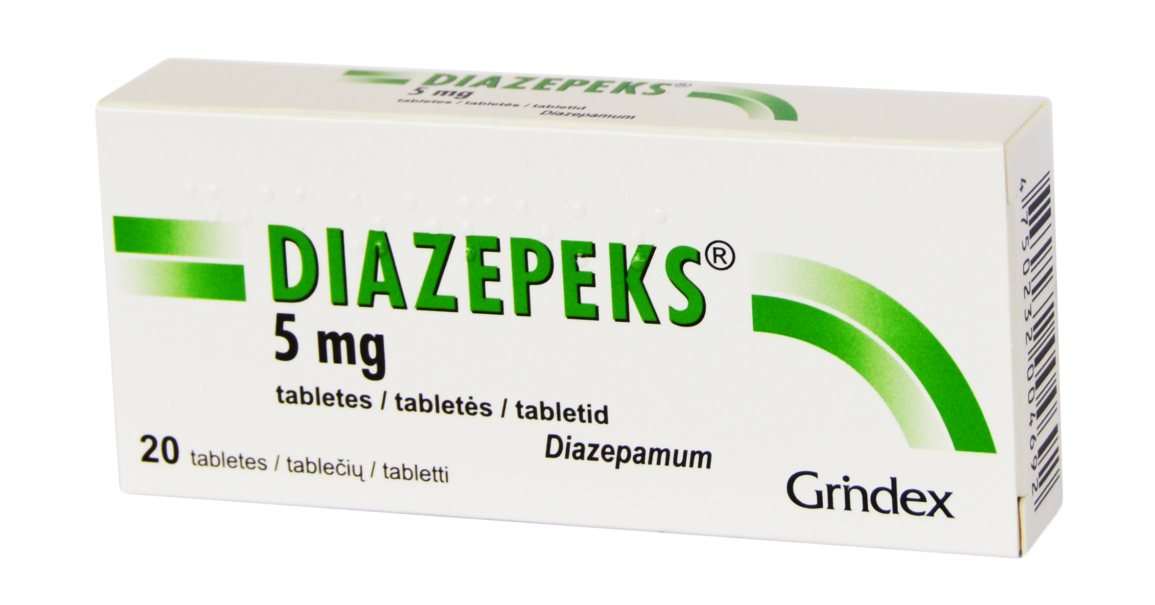 Diazepeks 5mg tabletės N20 | Internetinėje “MANO vaistinėje”