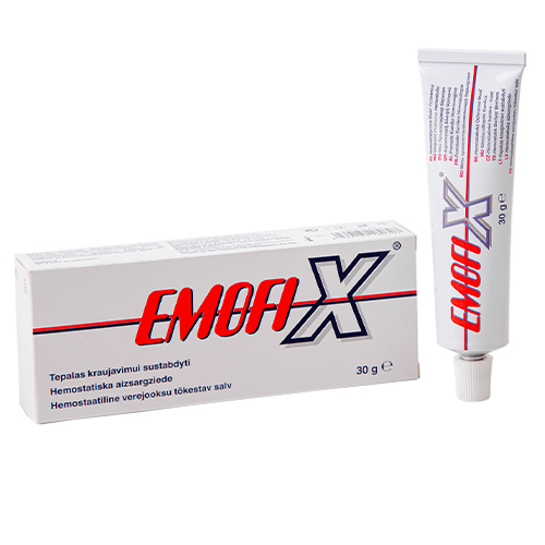 Emofix hemostatinis tepalas, 30 g | Internetinėje “MANO vaistinėje”