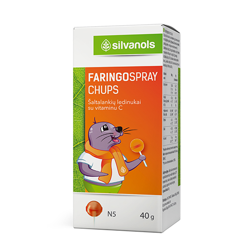 Ledinukai FARINGOSPRAY, 5 vnt. | Internetinėje “MANO vaistinėje”