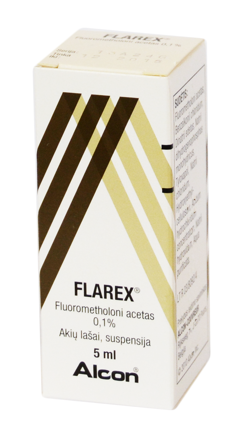 Flarex akių lašai 1mg/ml susp.5ml