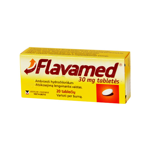 Flavamed 30 mg tabletės, N20 | Internetinėje “MANO vaistinėje”
