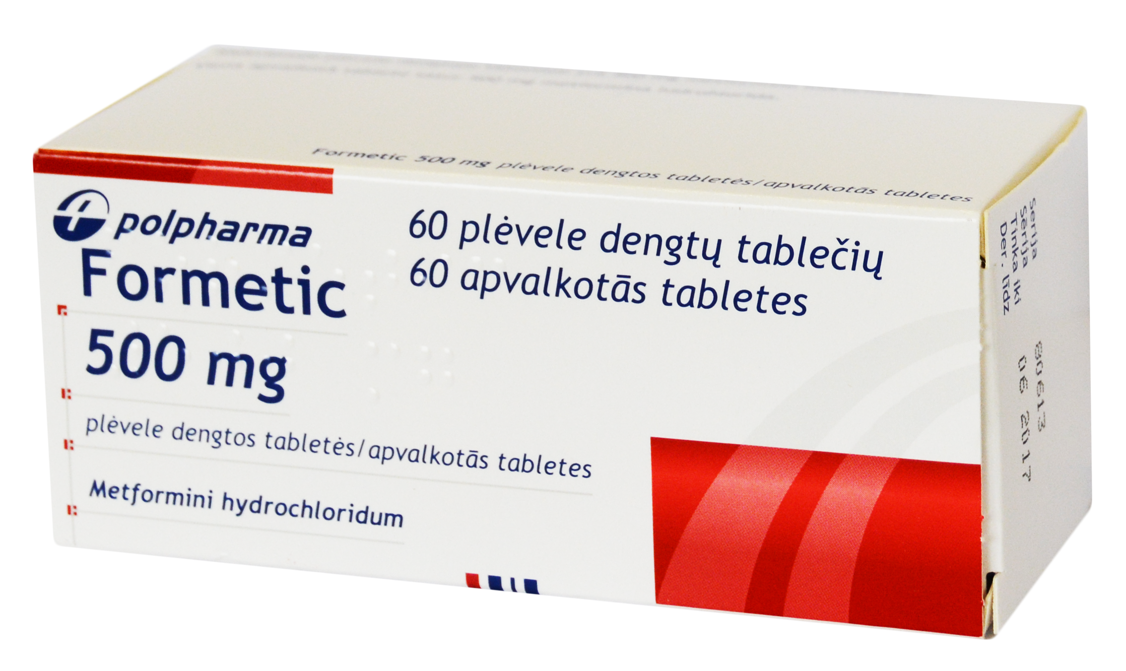 Formetic 500mg tabletės N60