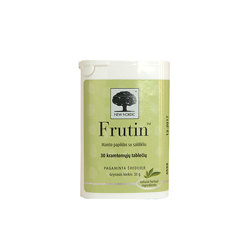 Virškinimui NEW NORDIC FRUTIN, 30 tab. | Internetinėje “MANO vaistinėje”