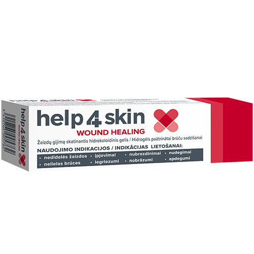 Hidrokoloidinis gelis HELP4SKIN WOUND HEALING, 50 g N1 | Internetinėje ...