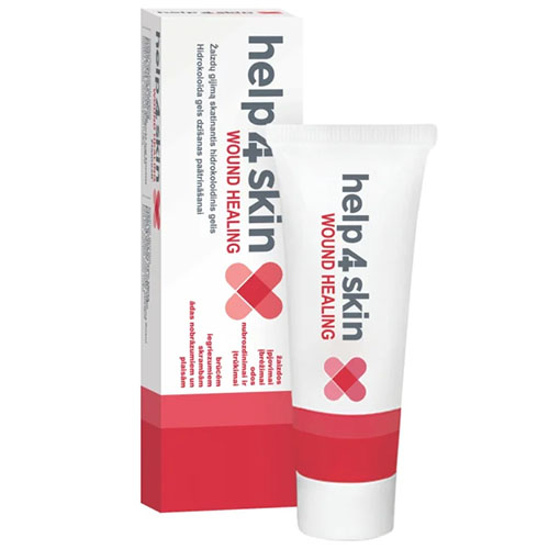 Hidrokoloidinis gelis HELP4SKIN WOUND HEALING, 20 g | Internetinėje ...