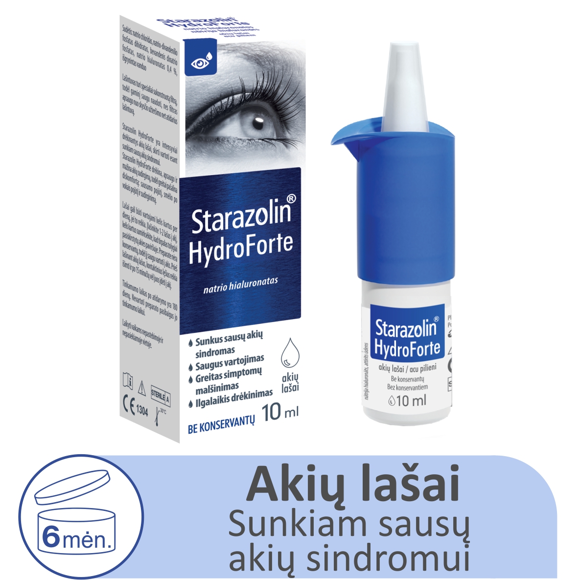 Starazolin HydroForte akių lašai 10ml N1 | Internetinėje “MANO vaistinėje”