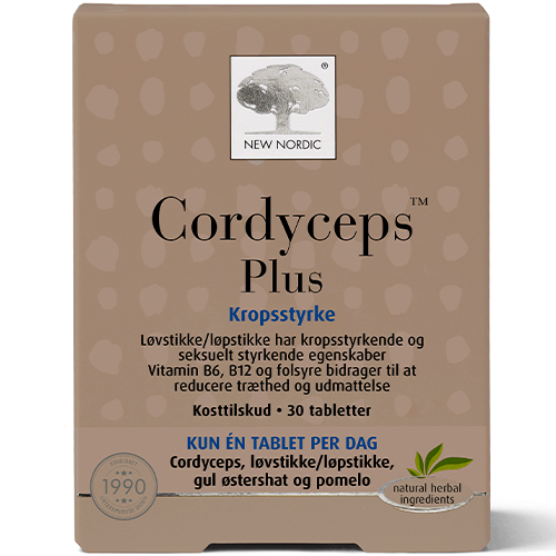 Vaisingumui, ištvermei NEW NORDIC CORDYCEPS PLUS, 30 tab ...