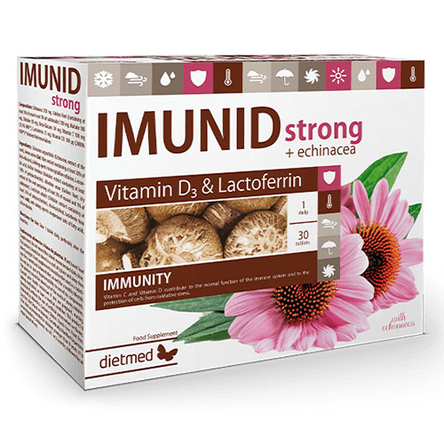 Dietmed Imunid Strong + Ežiuolė tabletės N30 | Internetinėje “MANO ...