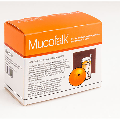 Mucofalk 3.25g apelsinų skonio granulės geriamajam tirpalui 5g N20 ...