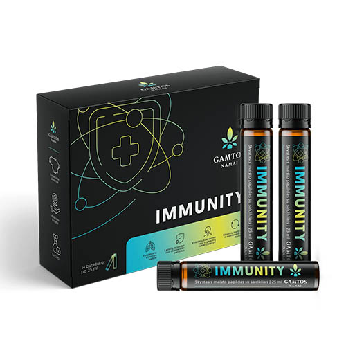 Immunity maisto papildas buteliukuose, 14vnt. | Internetinėje “MANO ...
