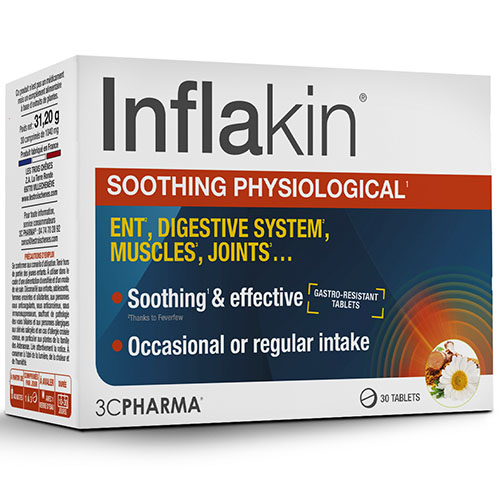 3C PHARMA Inflakin - kurkuminas skrandyje neirios tabletės N30 ...