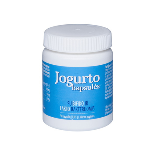 Jogurto kapsulės Valentis, N30 | Internetinėje “MANO vaistinėje”