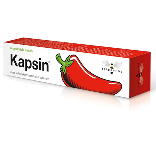 Kapsin tepalas su Kajeno pipirų ekstraktu ir propoliu 60g ...