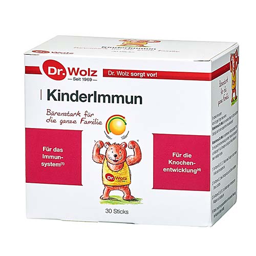 Papildai vaikams KinderImmun Dr. Wolz tirp. milt. 2g