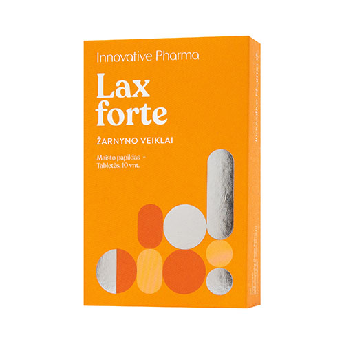 LaxForte tabletės N10 | Internetinėje “MANO vaistinėje”