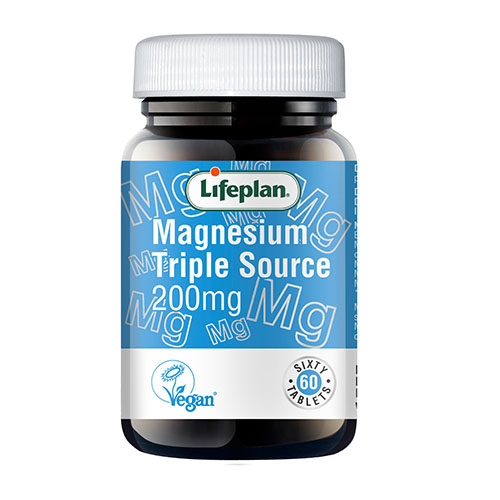 Magnis MAGNESIUM TRIPLE SOURCE LIFEPLAN 200 mg, 60 tab. | Internetinėje ...