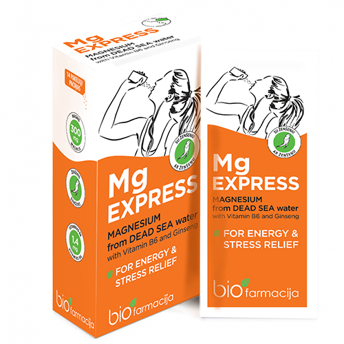 Mg EXPRESS milteliai pakeliuose 2.7g N14