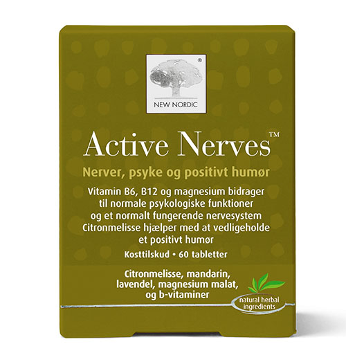 Nervų sistemai NEW NORDIC ACTIVE NERVES, 60 tab. | Internetinėje “MANO ...