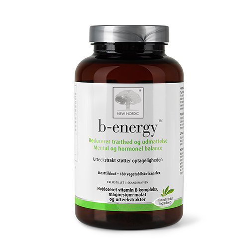 Vitaminų B kompleksas NEW NORDIC B-ENERGY, 180 kaps. | Internetinėje ...