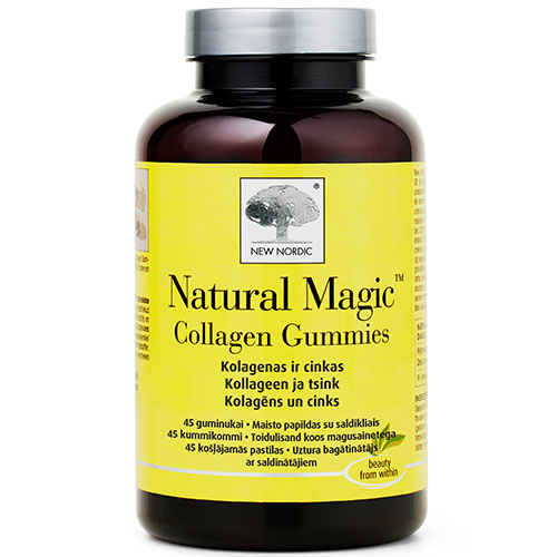 Kolagenas NEW NORDIC NATURAL MAGIC COLLAGEN GUMMIES, 45 vnt ...