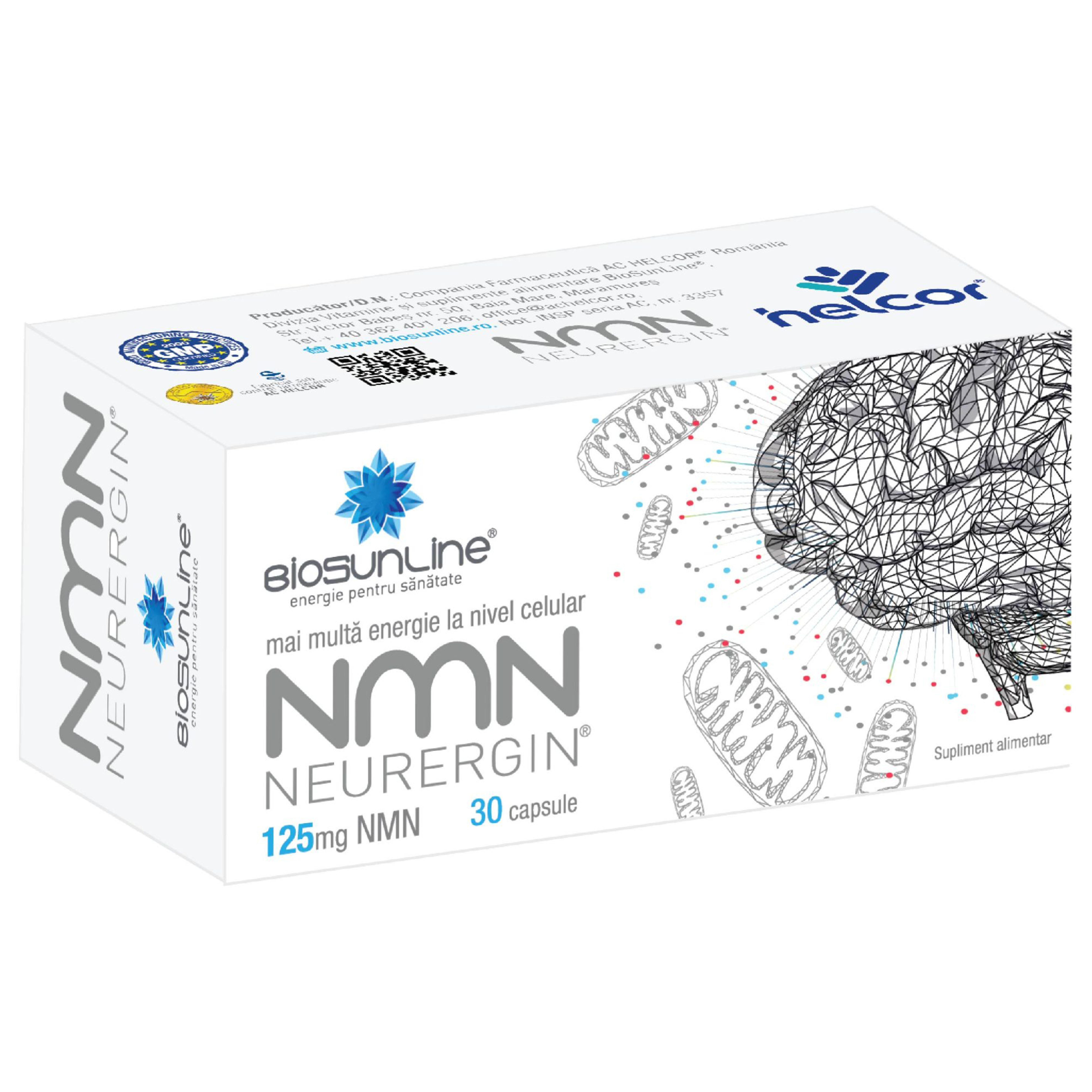 Specializuoti maisto papildai NMN NEURERGIN, 30 kaps. | Internetinėje ...