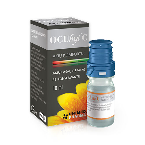 OCUhyl C drėkinamieji akių lašai, 10 ml | Internetinėje “MANO vaistinėje”