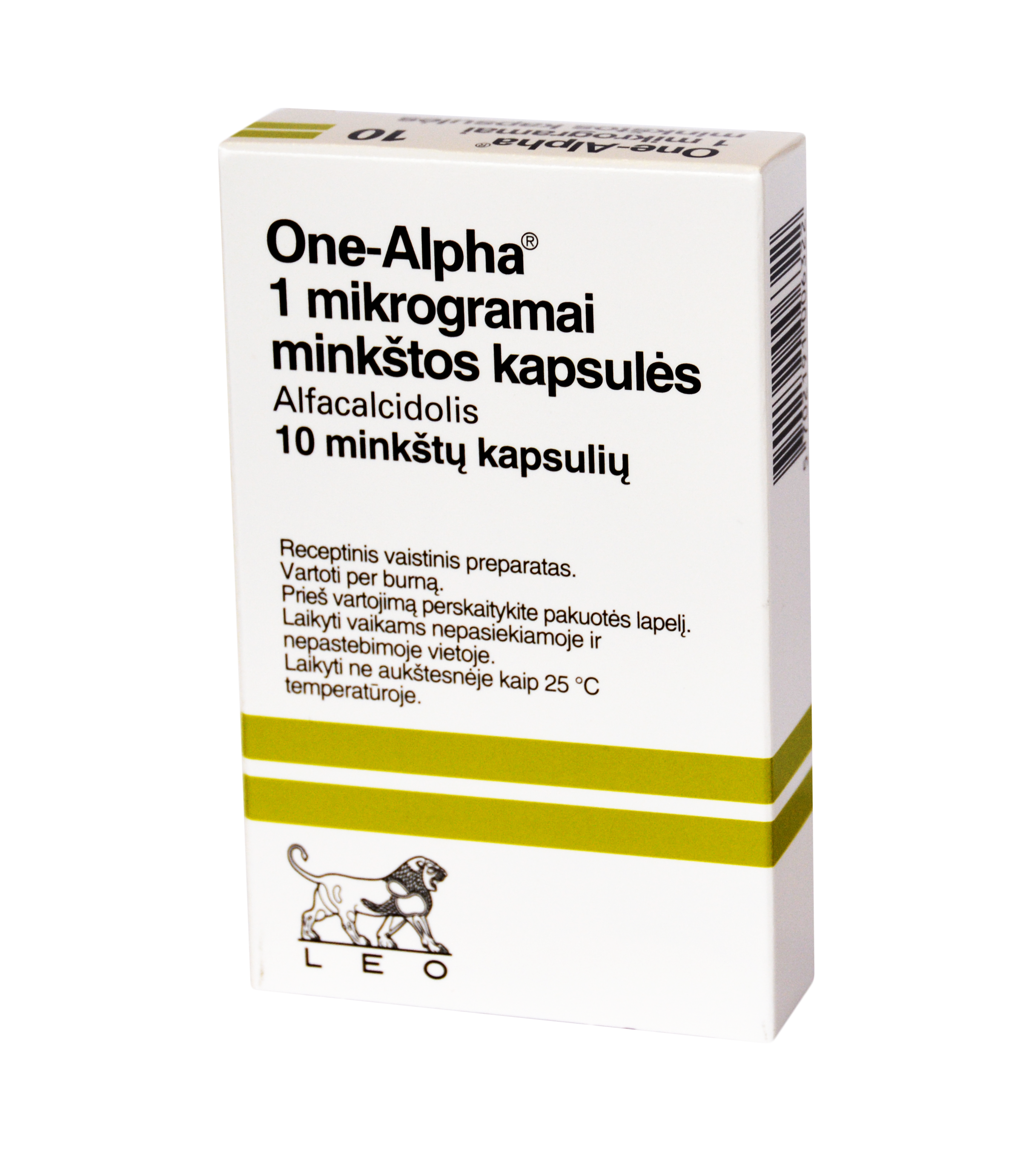 One-Alpha 1mcg kapsulės N10 | Internetinėje “MANO vaistinėje”