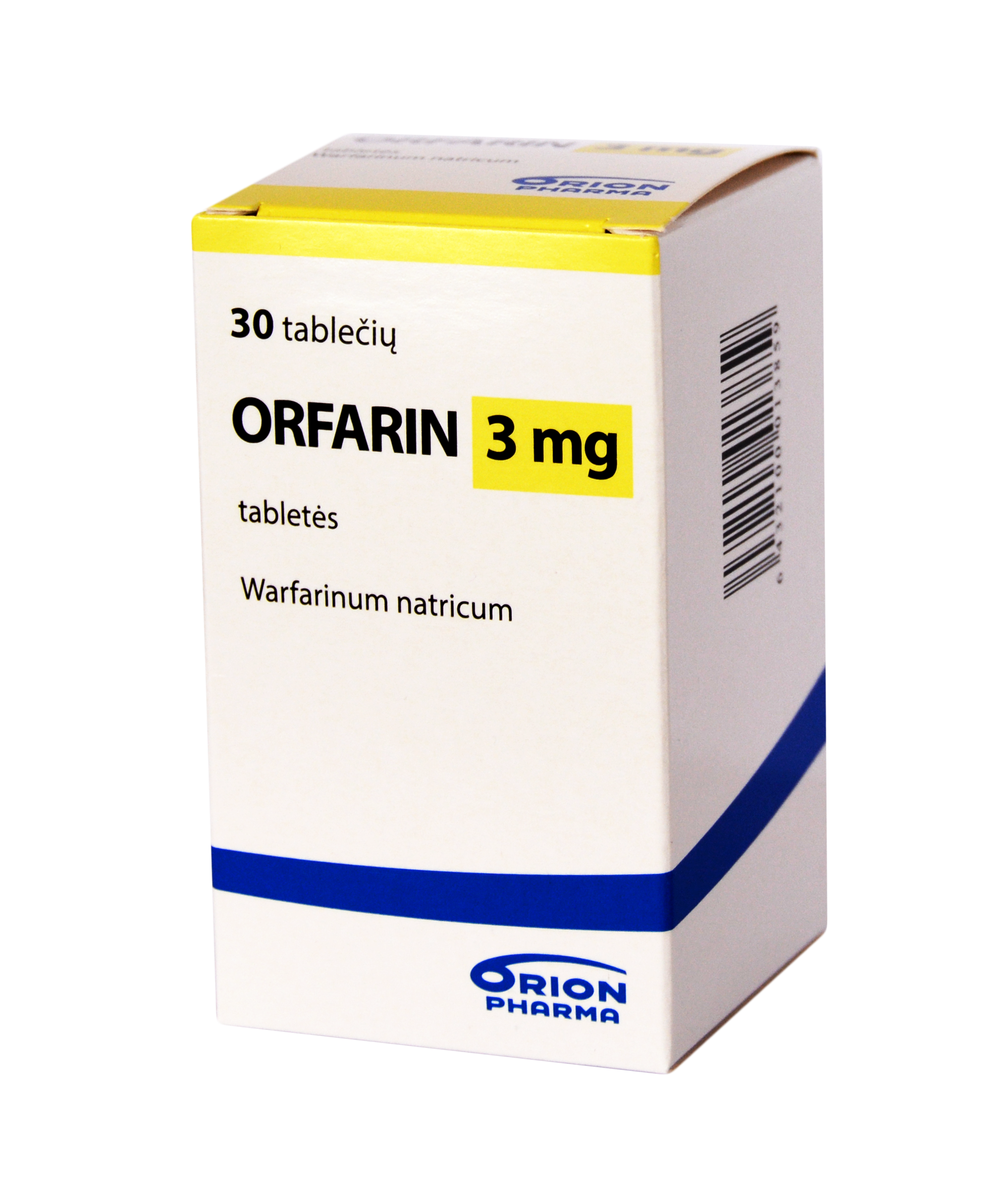 Orfarin 3mg tabletės N30 | Internetinėje “MANO vaistinėje”