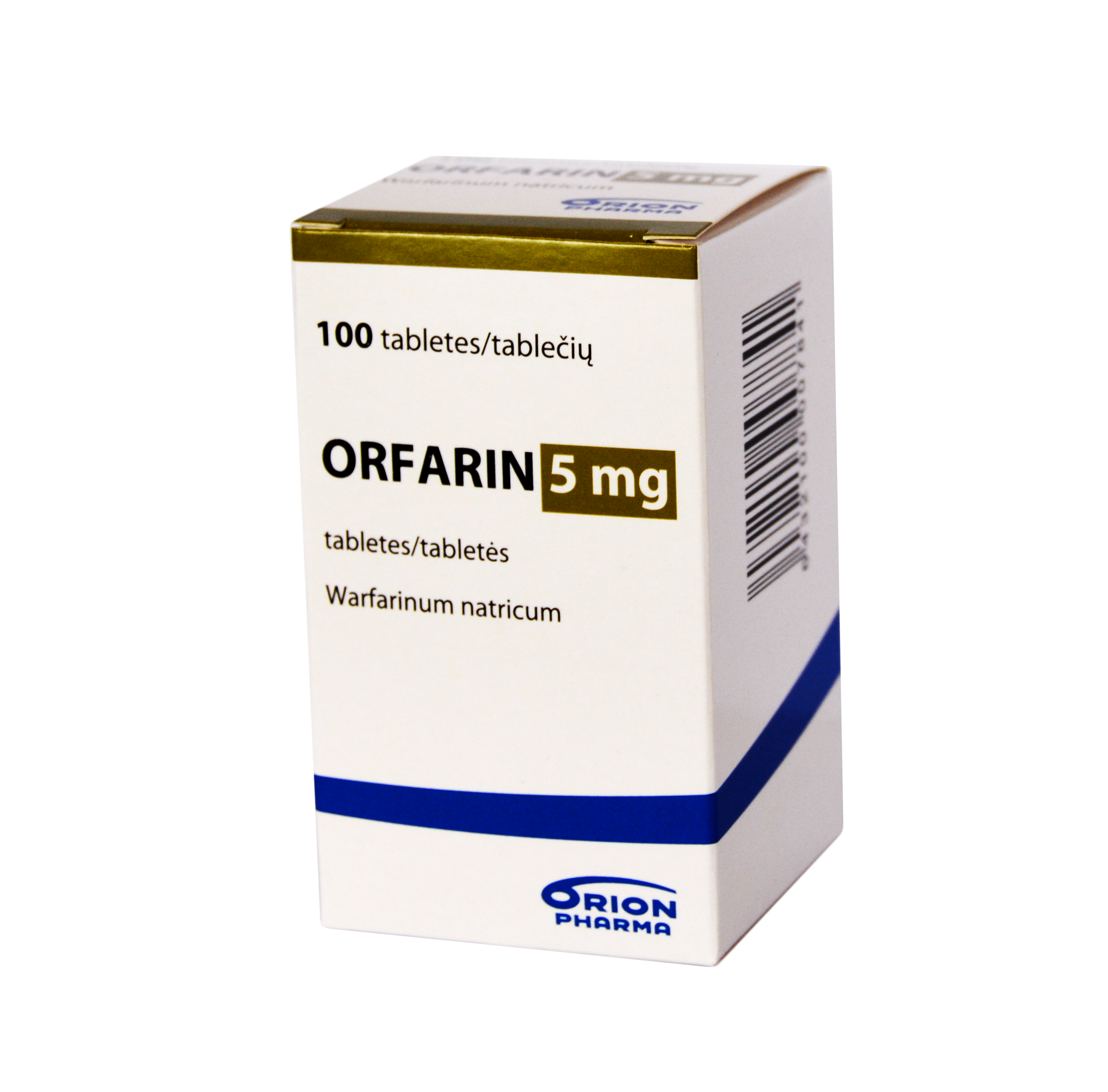 Orfarin 5mg tabletės N100 | Internetinėje “MANO vaistinėje”
