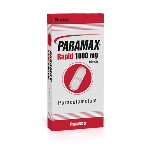 Paramax Rapid 1000mg tabletės N5 | Internetinėje “MANO vaistinėje”